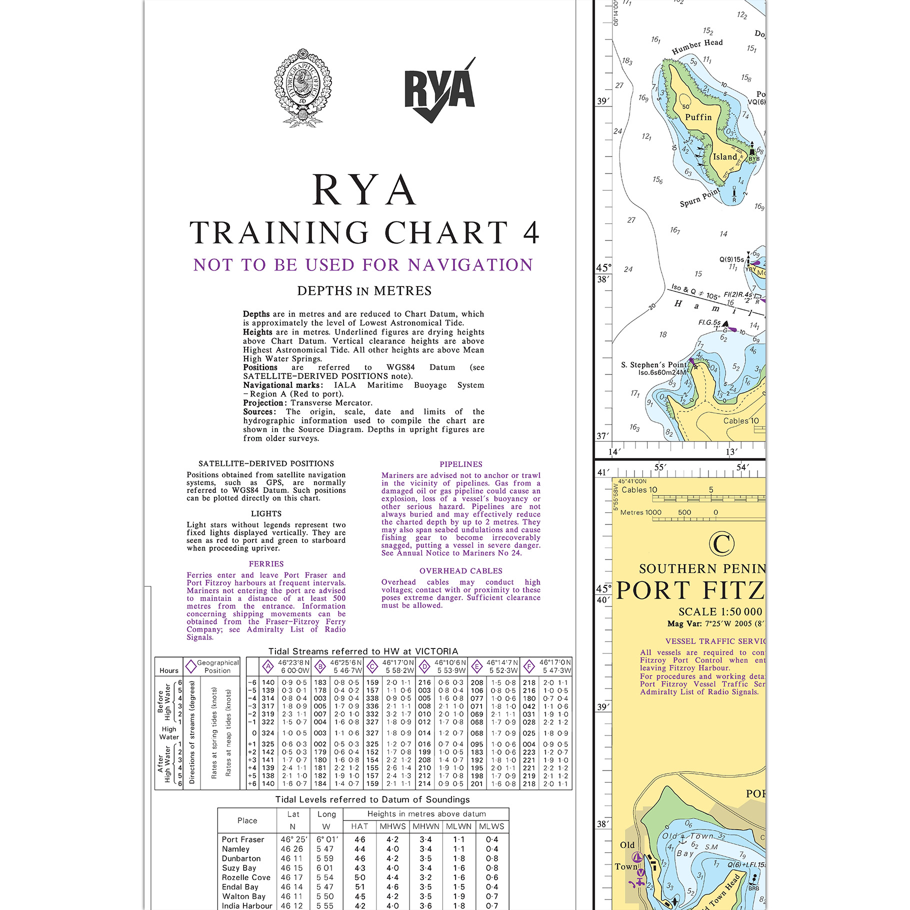 RYA Training Chart 4 - Northern Hemisphere | Products